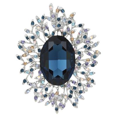 【紫罗兰正版】海心蓝胸针