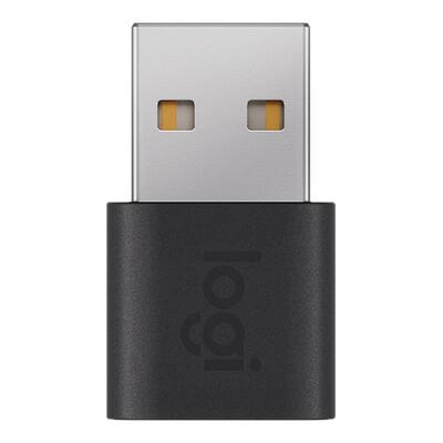 罗技Logi USB-A 转 USB-C 适配器键盘鼠标微型Bolt兼容多系统windows苹果MAC稳定可靠