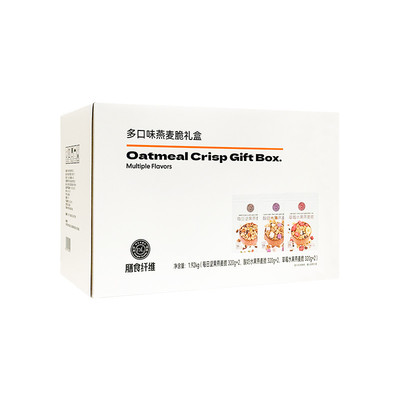 礼品装1箱6包燕麦脆许昌胖东来