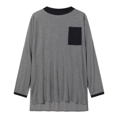 长袖现代舞薄宽松全棉男女练功服