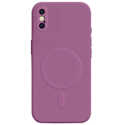 适用于苹果x液态硅胶磁吸充电