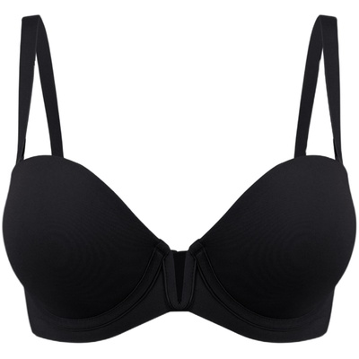 清风无际F杯V领小胸聚拢文胸