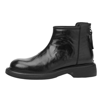 星期六粗跟加绒小短靴女加绒