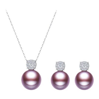 925银爱迪生淡水珍珠吊坠项链