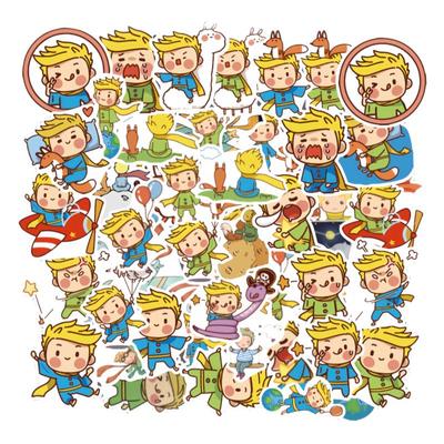 童话故事卡通动画小王子防水贴纸