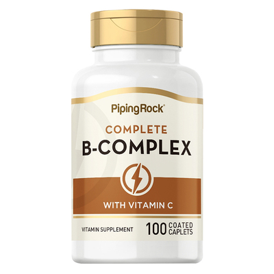 【自营】PiPingRock复合B族维生素胶囊100粒/瓶