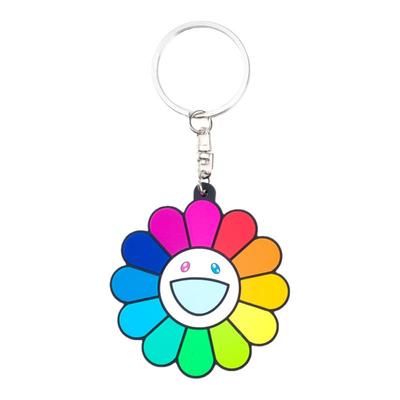 正品村上隆太阳花钥匙扣