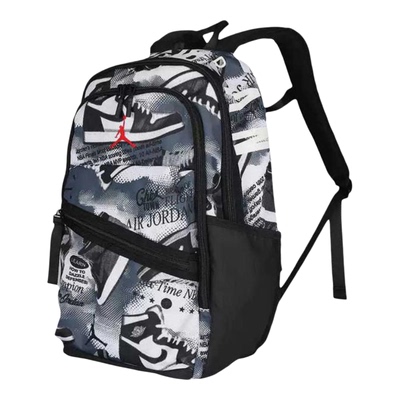Nike/耐克正品JORDAN图案印花背包新款经典双肩背包HJ3266-101
