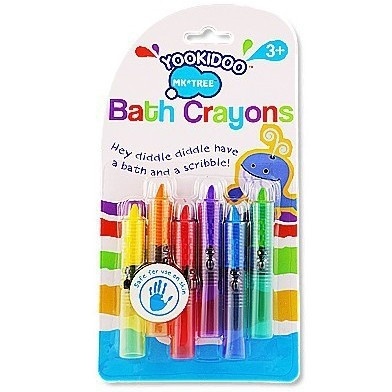 yookidoo儿童安全蜡笔6支装