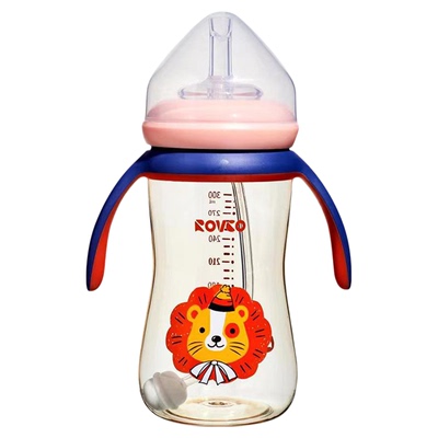 日康吸管奶瓶ppsu宽口径吸嘴奶瓶