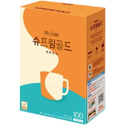 麦馨韩国supreme雪顶咖啡1件包邮