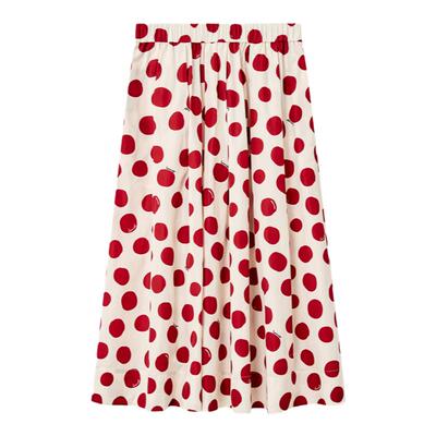 Laurel劳芮新款法式复古波点印花高腰伞裙女LWL361Q05600