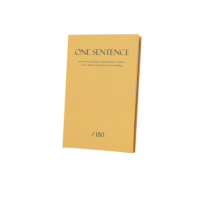 indigo简约硬面180天日记本手账