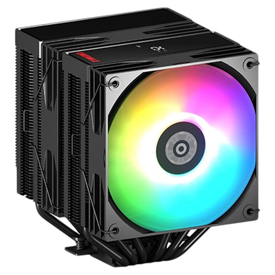 安耐美ETS-TD60D-ARGB风冷散热器电脑12cm风扇双塔双扇5v散热器