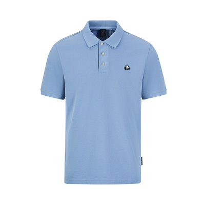 MOOSE KNUCKLES PIQUE POLO 男士休闲棉质纯色短袖T
