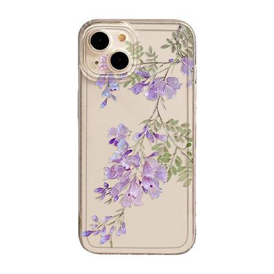 紫藤花手机壳适用于oppo系列