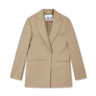 【LILY x Lucia设计师高定西装】商场同款时尚无扣休闲西装外套