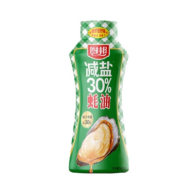 厨邦减盐30%鲜蚝油调味品