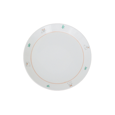 曼叙家用陶瓷盘子兔兔早餐盘