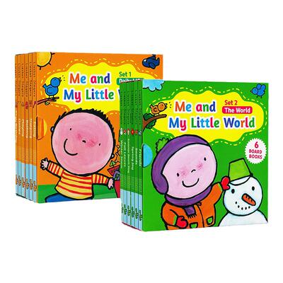 我和我的小小世界 点读版英文原版绘本Me and My little world凯文凯蒂系列婴幼儿童宝宝进口少儿早教启蒙亲子阅读正版纸板书