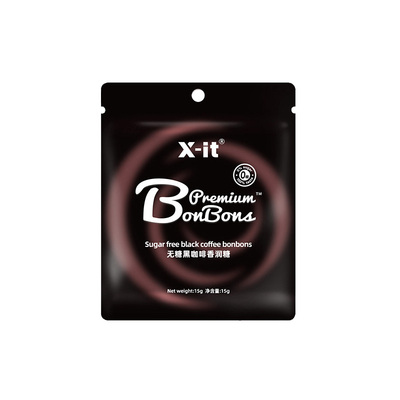 xit黑咖啡糖富含vc香润糖无糖上学班开车便携冰咖啡风味润喉糖15g