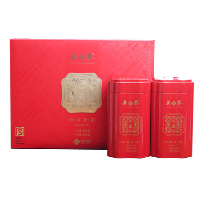 吴裕泰双罐贡毫礼盒新茉莉花茶