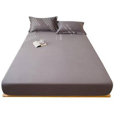 简约纯棉床笠单件家用床罩三件套