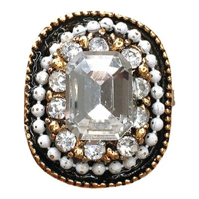 diy复古金色手缝钻