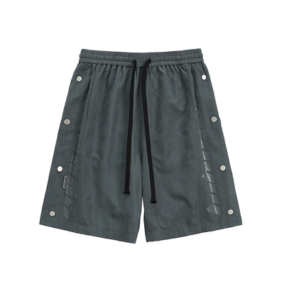 BJHG薄款运动短裤排扣设计五分裤