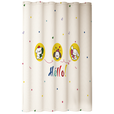 加厚防水浴帘卫生间免打孔隔断帘