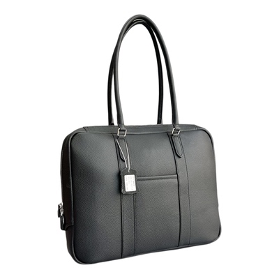 真皮职场通勤托特包公文包电脑包