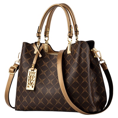 高级感大气女包2026新款中老年妈妈包包斜挎手提包印花百搭托特包