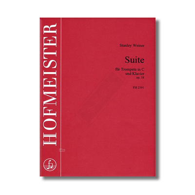 韦纳组曲OP58小号和钢琴