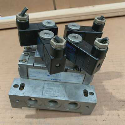 Festo 2Pc CJM-5/2-1/4-FH 6159  4Pc 4527 MSFG-24
