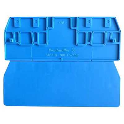 ZAP/TW ZDU1.5/4AN BL 魏德米勒挡片 一进三出端子挡板1776100000