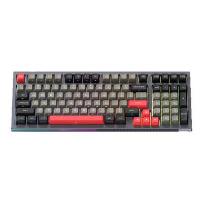 K98客制三模热插拔复古机械键盘