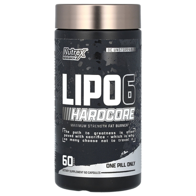 NRX炽天使LIPO-6 Hardcore进阶型胶囊体态管理肌肉健康运动健身