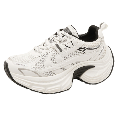 厚底增高老爹鞋女2025秋冬季新款