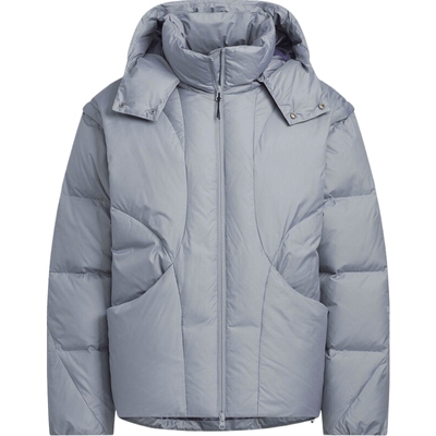 adidas阿迪达斯男子FOS运动休闲保暖连帽羽绒服外套KC2588