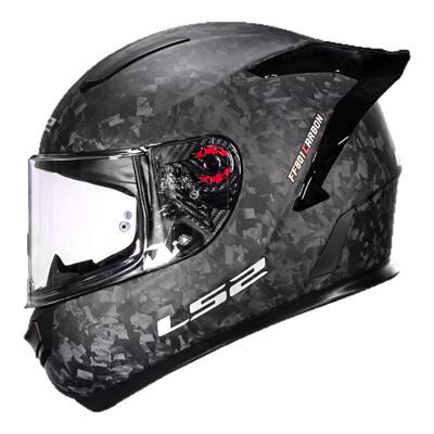 LS2头盔碳纤维摩托车四季通用