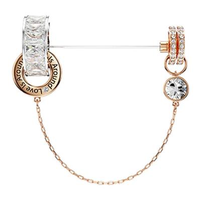 高级感胸针施华洛世奇轻奢