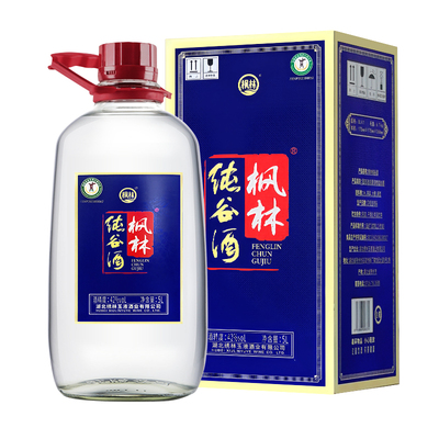 枫林42度纯谷酒5L约10斤纯粮食酒
