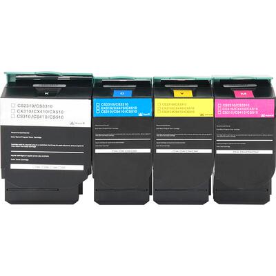 适用联想C8300N粉盒Lenovo C8300 C8700打印机C8300DN墨盒MC8700DN碳粉盒LT4683 C/M/Y/K彩色硒鼓8300墨粉盒