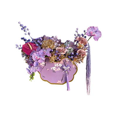 2026新年福桶花艺抱抱桶花束礼盒