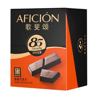 歌斐颂85醇黑巧克力盒装
