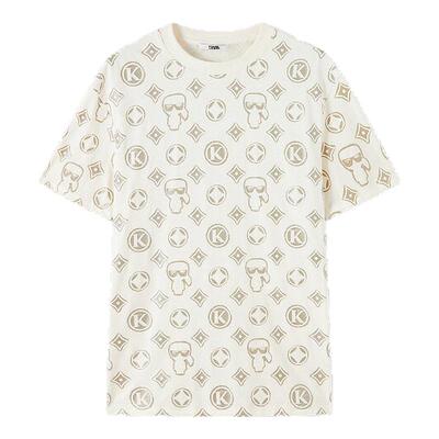 KARL LAGERFELD【纯棉】亲肤设计感短袖T恤夏季新款老佛爷男装