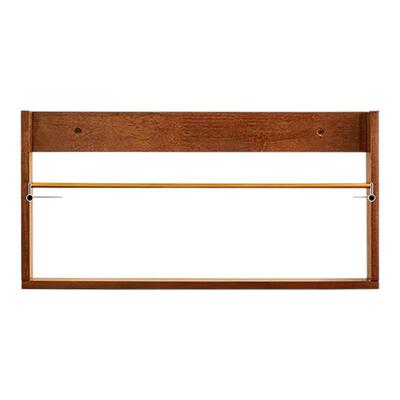 实木家用简约隔板置物挂壁式书架