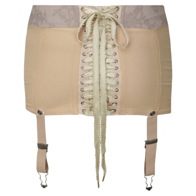 时尚复古流行绑带腰封式短裙