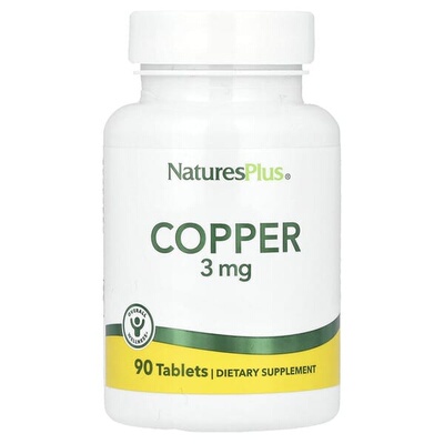 Nature'sPlus矿物质铜补充片呵护血管神经帮助微量元素补充