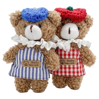 Rely.O.F厨师小棕熊可爱毛绒挂件